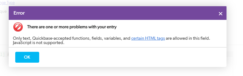 Regarding changes to Javascript in Quickbase | Qrew Discussions